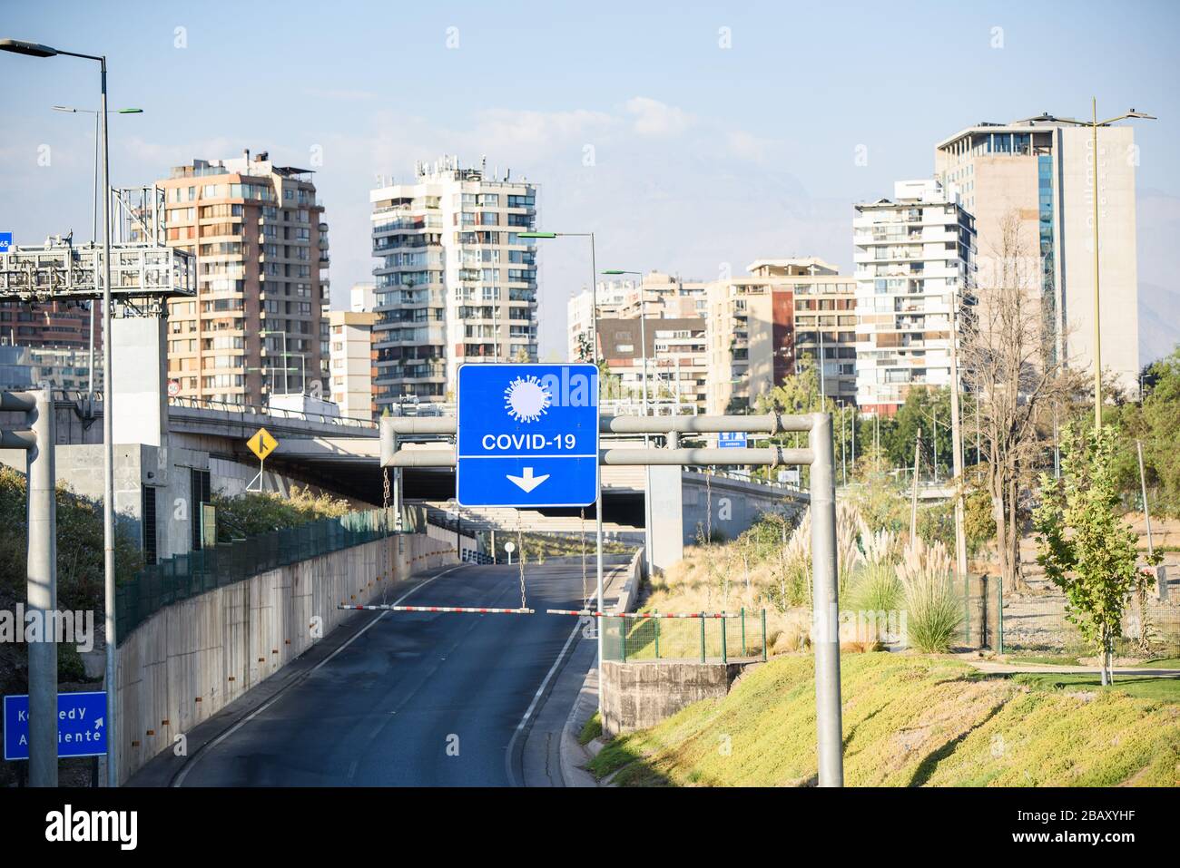 City landscape with corona virus covid 19 Stock Photo - Alamy