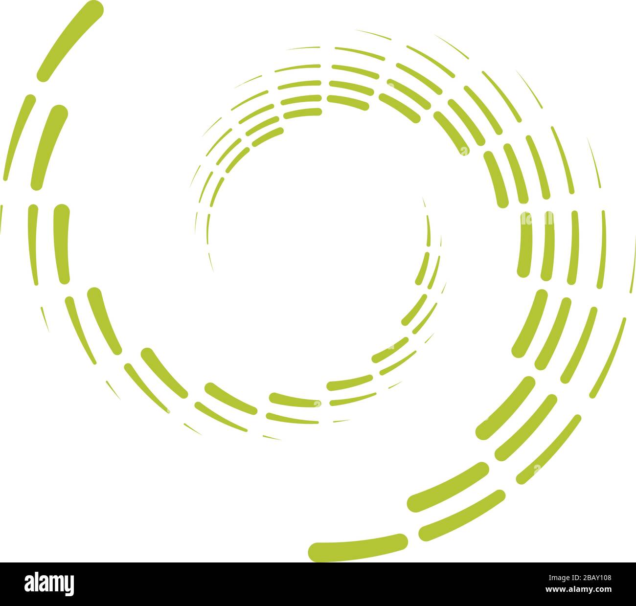 Single-colored,monochrome twirl, swirl. Shape with rotation, spin ...