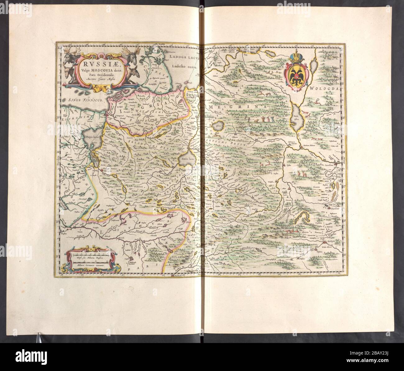 Moscovia map hi-res stock photography and images - Alamy