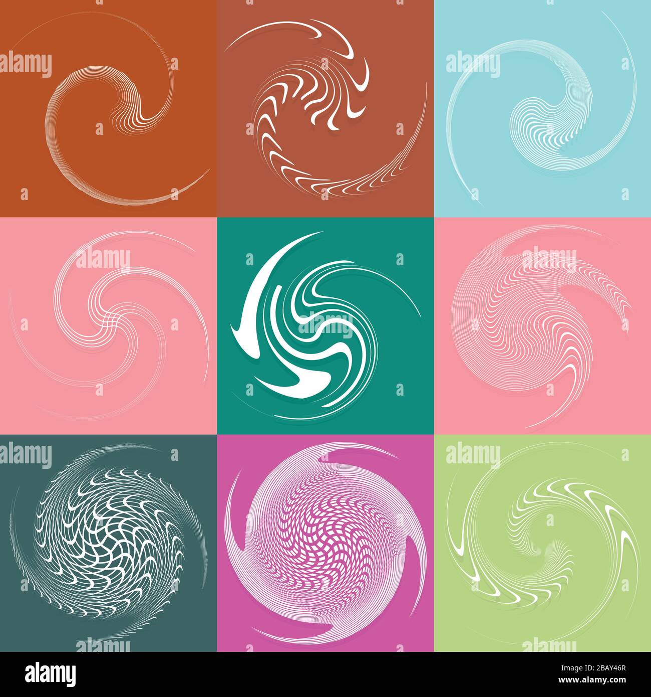 Helical shapes Stock Vector Images - Alamy