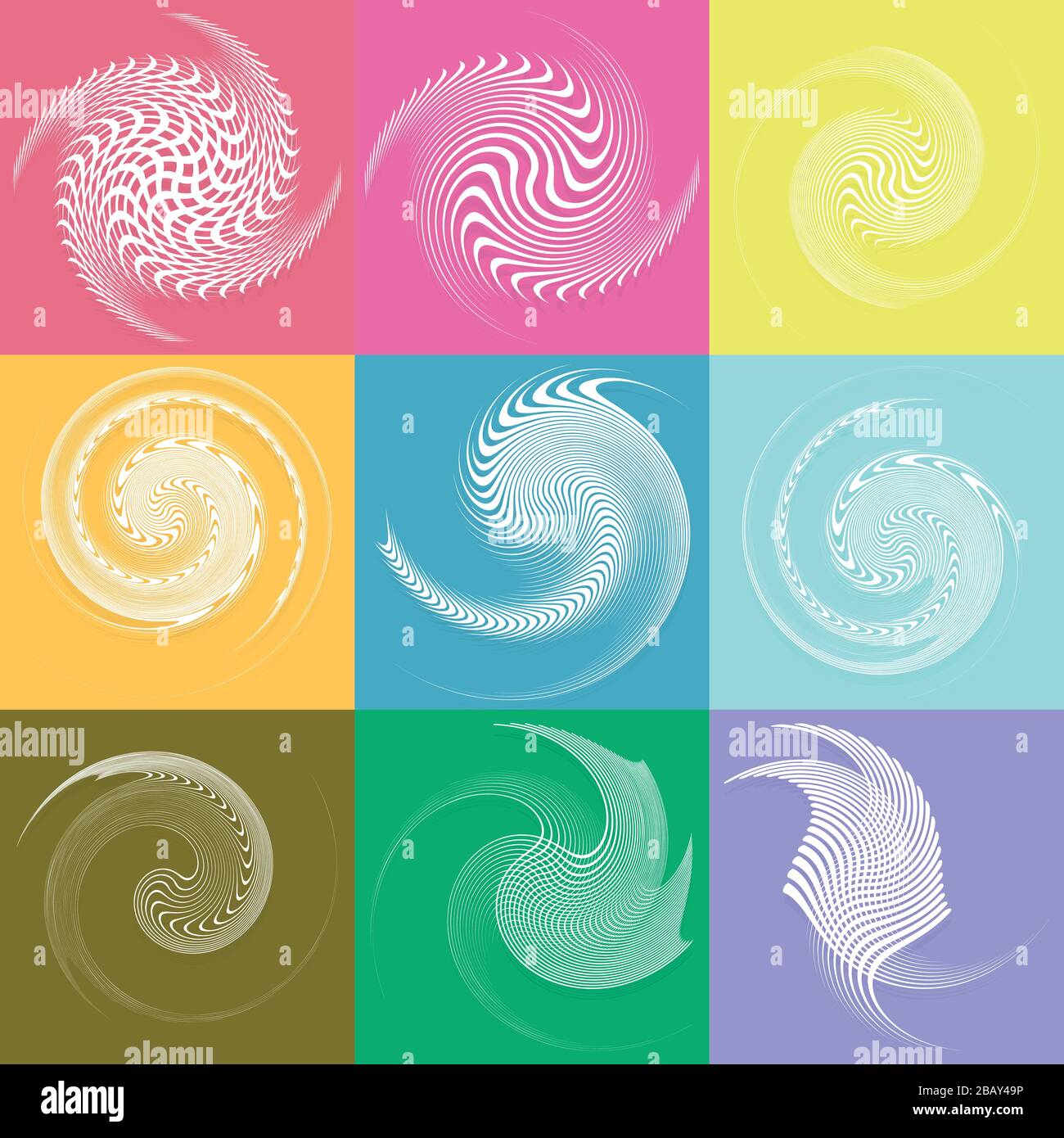 Helical shapes Stock Vector Images - Alamy