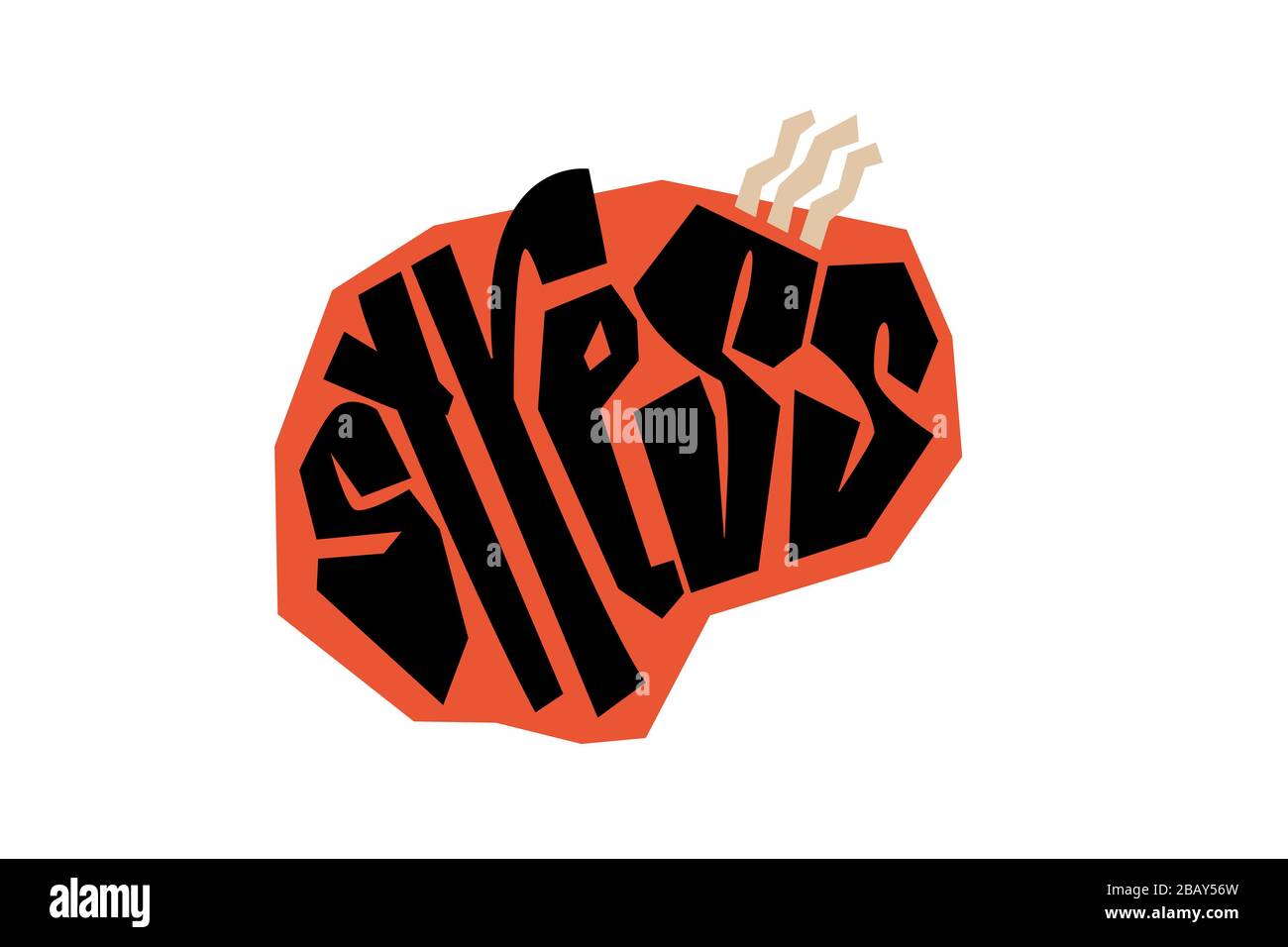 Emotional stress vector vectors Cut Out Stock Images & Pictures - Alamy