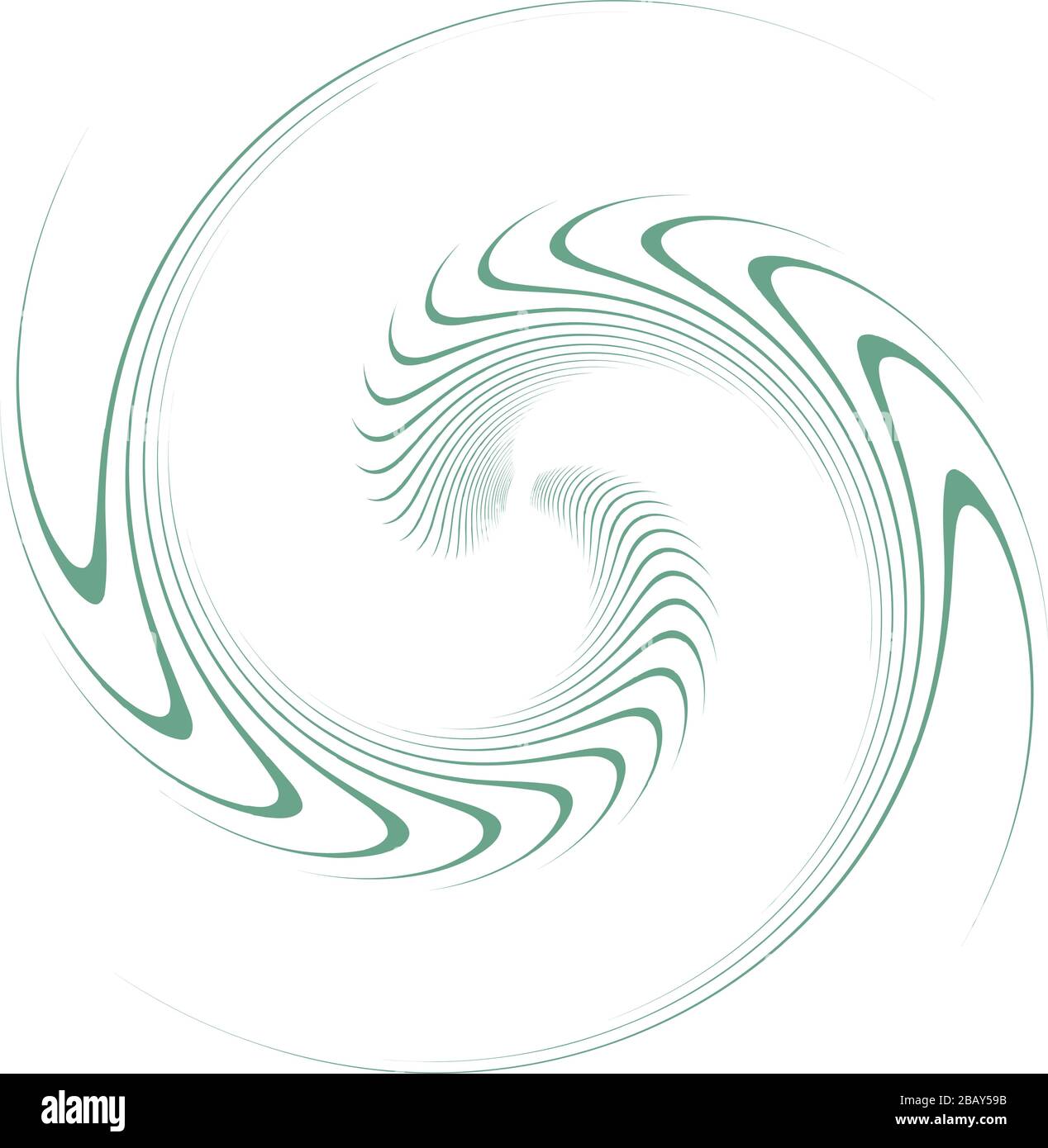 Single-colored,monochrome twirl, swirl. Shape with rotation, spin ...