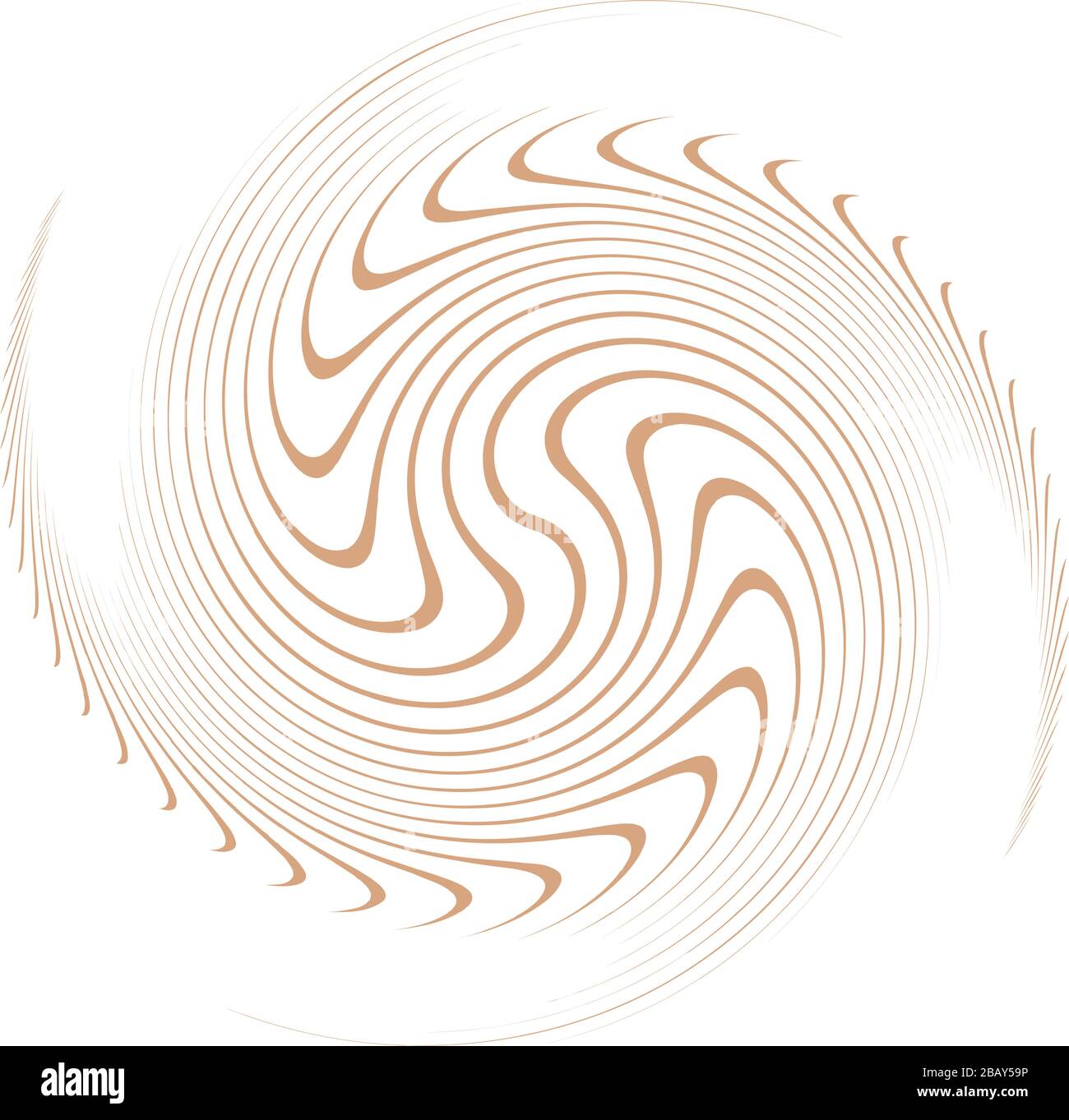 Single-colored,monochrome twirl, swirl. Shape with rotation, spin ...