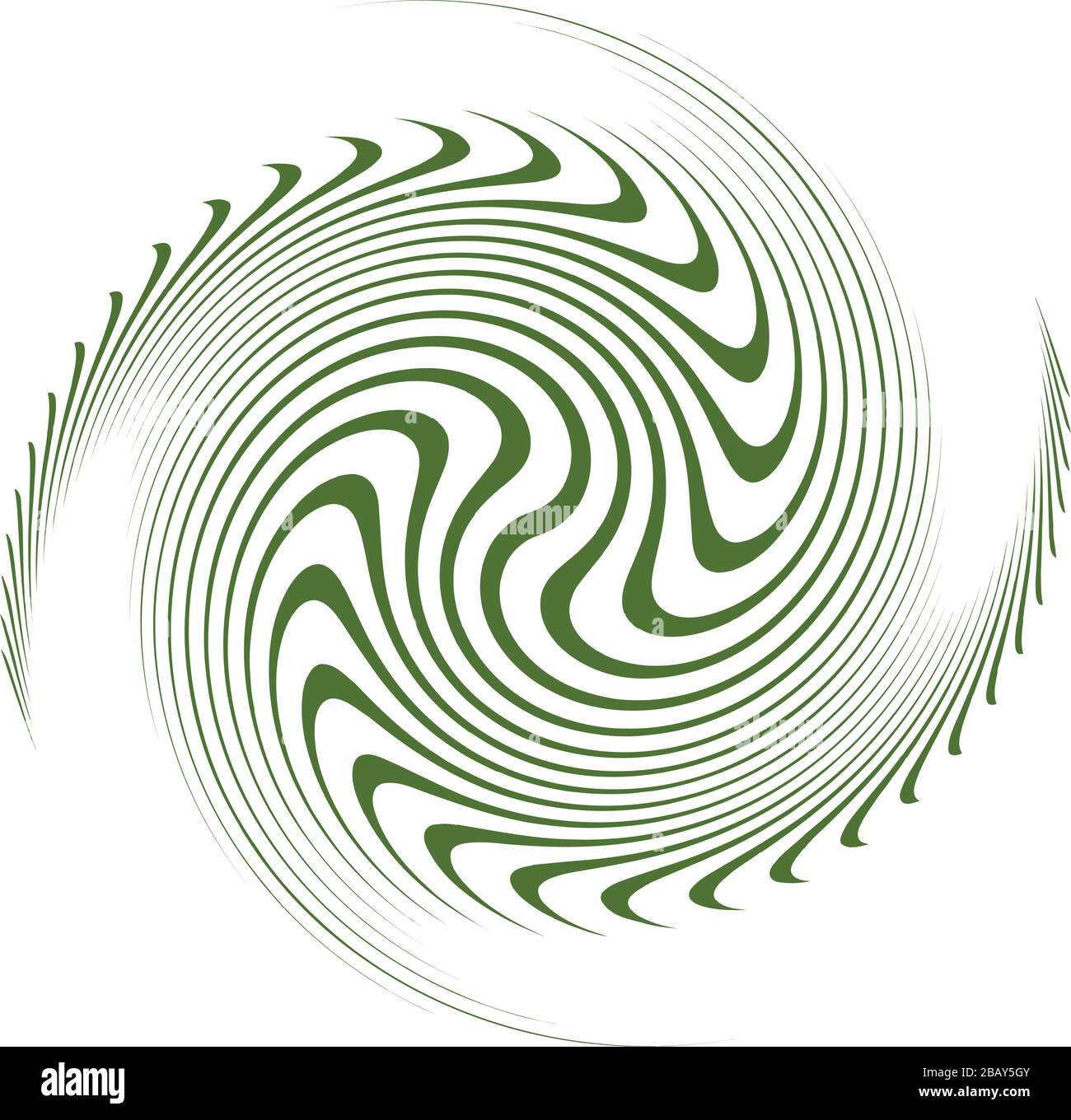 Single-colored,monochrome twirl, swirl. Shape with rotation, spin ...