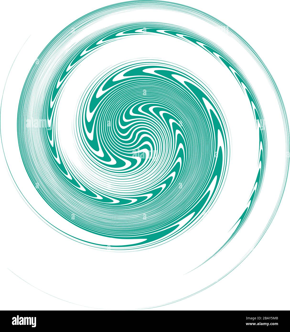 Single-colored,monochrome twirl, swirl. Shape with rotation, spin ...