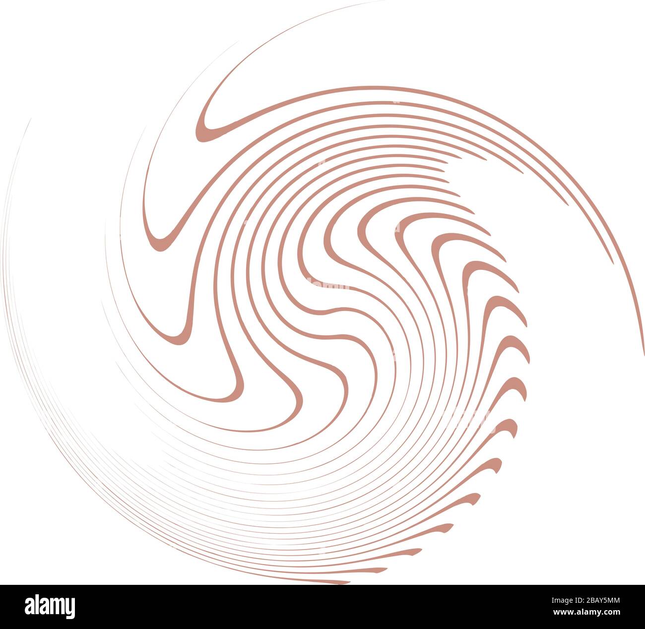 Single-colored,monochrome twirl, swirl. Shape with rotation, spin ...