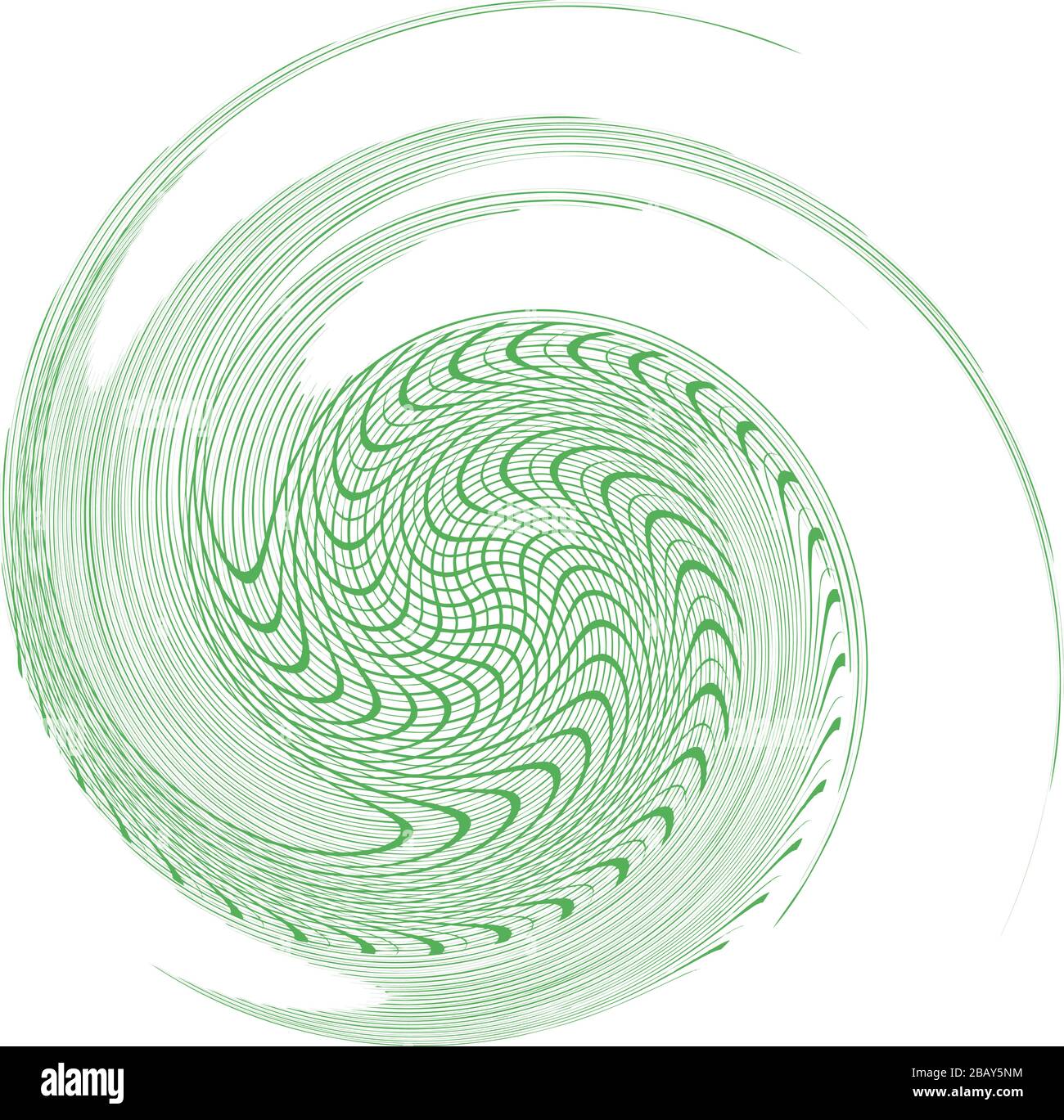 Single-colored,monochrome twirl, swirl. Shape with rotation, spin ...