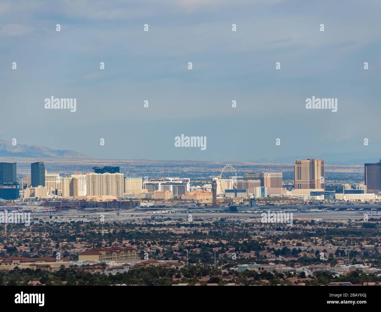 Beautiful residence area of MacDonald Ranch with the strip view at ...
