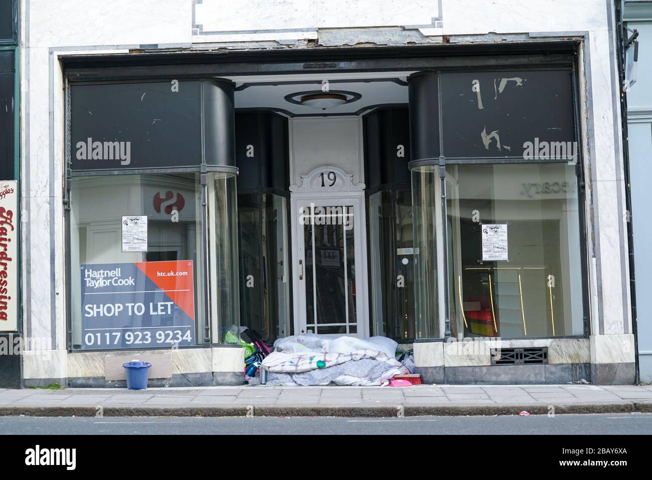 Homeless in Bath During COVID-19 Pandemic Stock Photo - Alamy