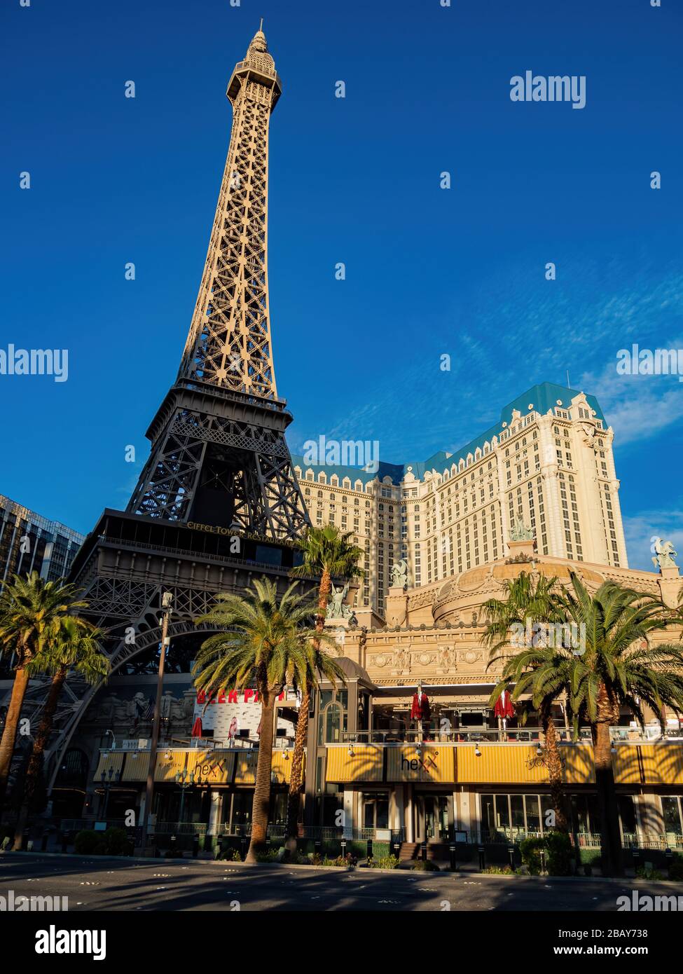 Las Vegas, MAR 25, 2020 - Afternoon special lockdown cityscape of the famous Strip Stock Photo ...