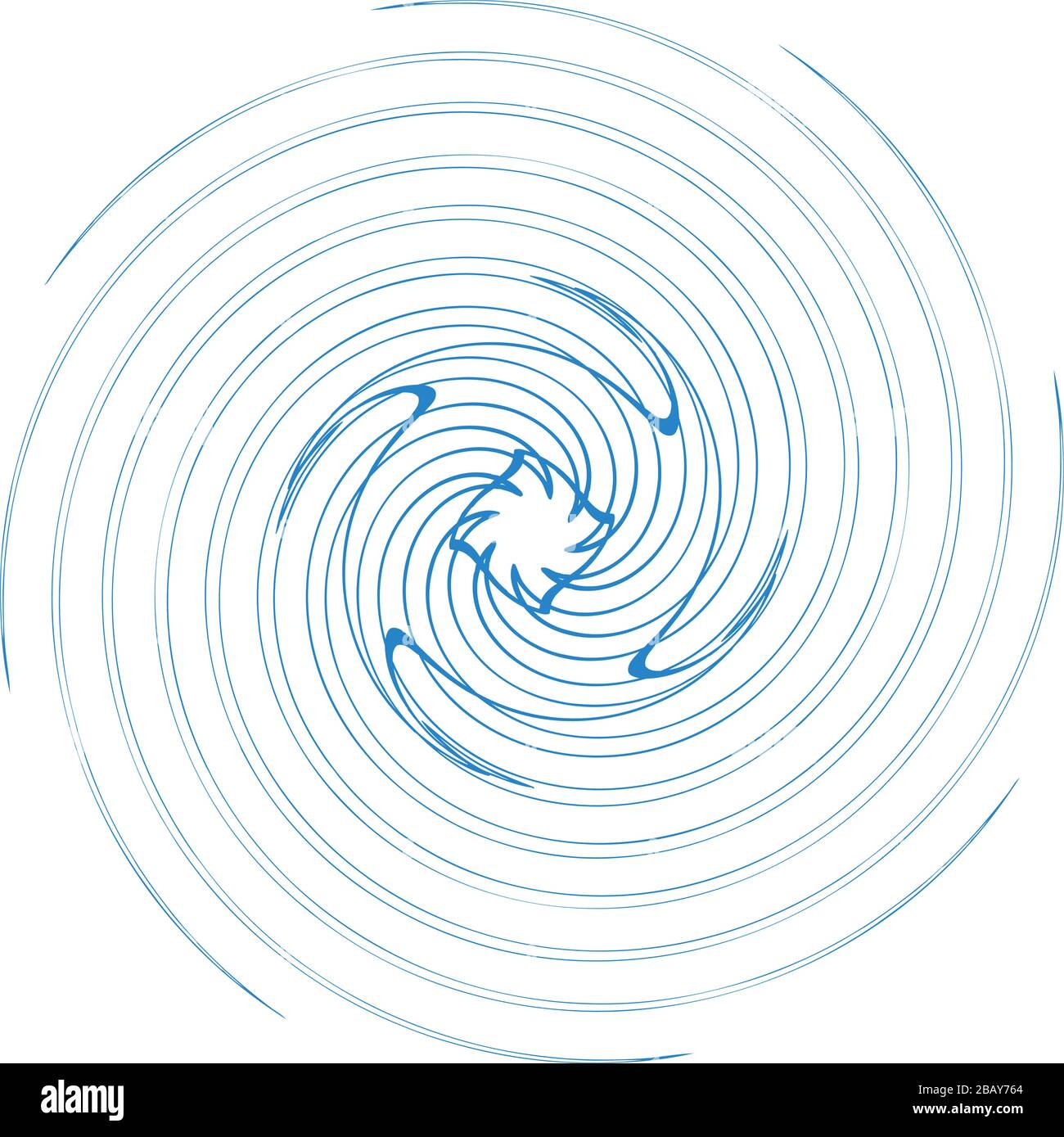 monochrome cyclic, cycle concentric rings. revolved spiral, vortex ...