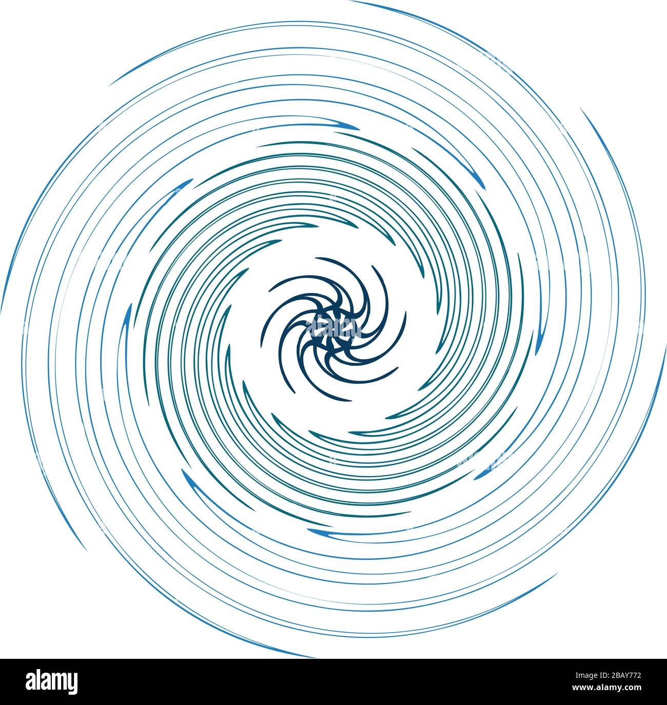 monochrome cyclic, cycle concentric rings. revolved spiral, vortex ...