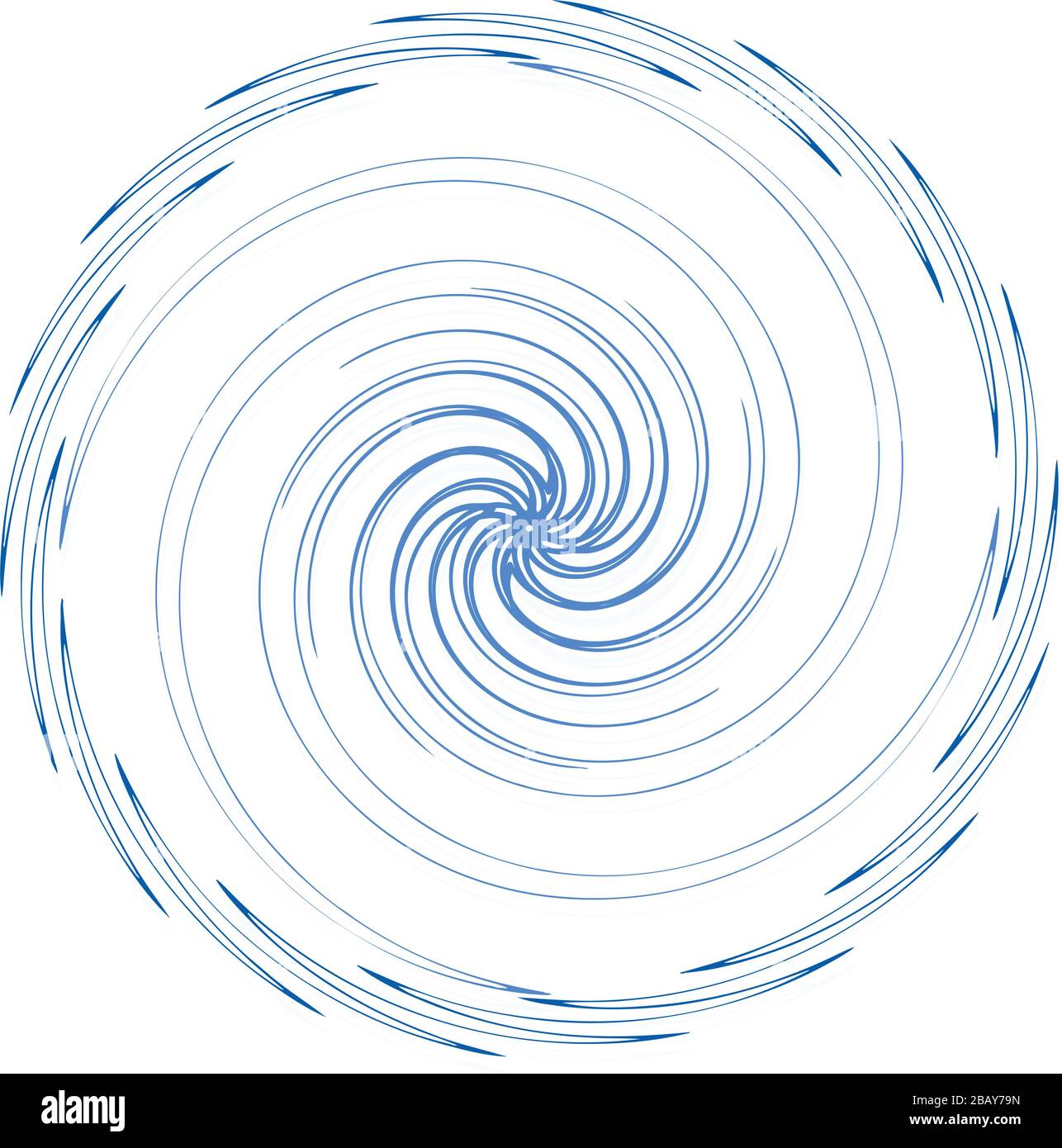 monochrome cyclic, cycle concentric rings. revolved spiral, vortex ...