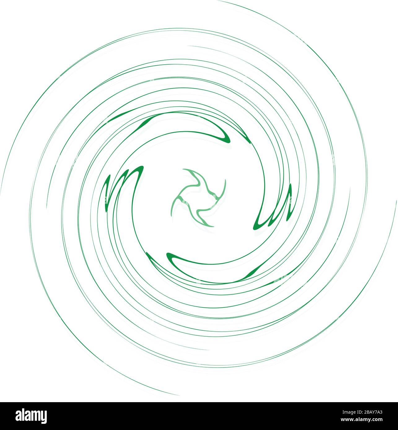 monochrome cyclic, cycle concentric rings. revolved spiral, vortex ...