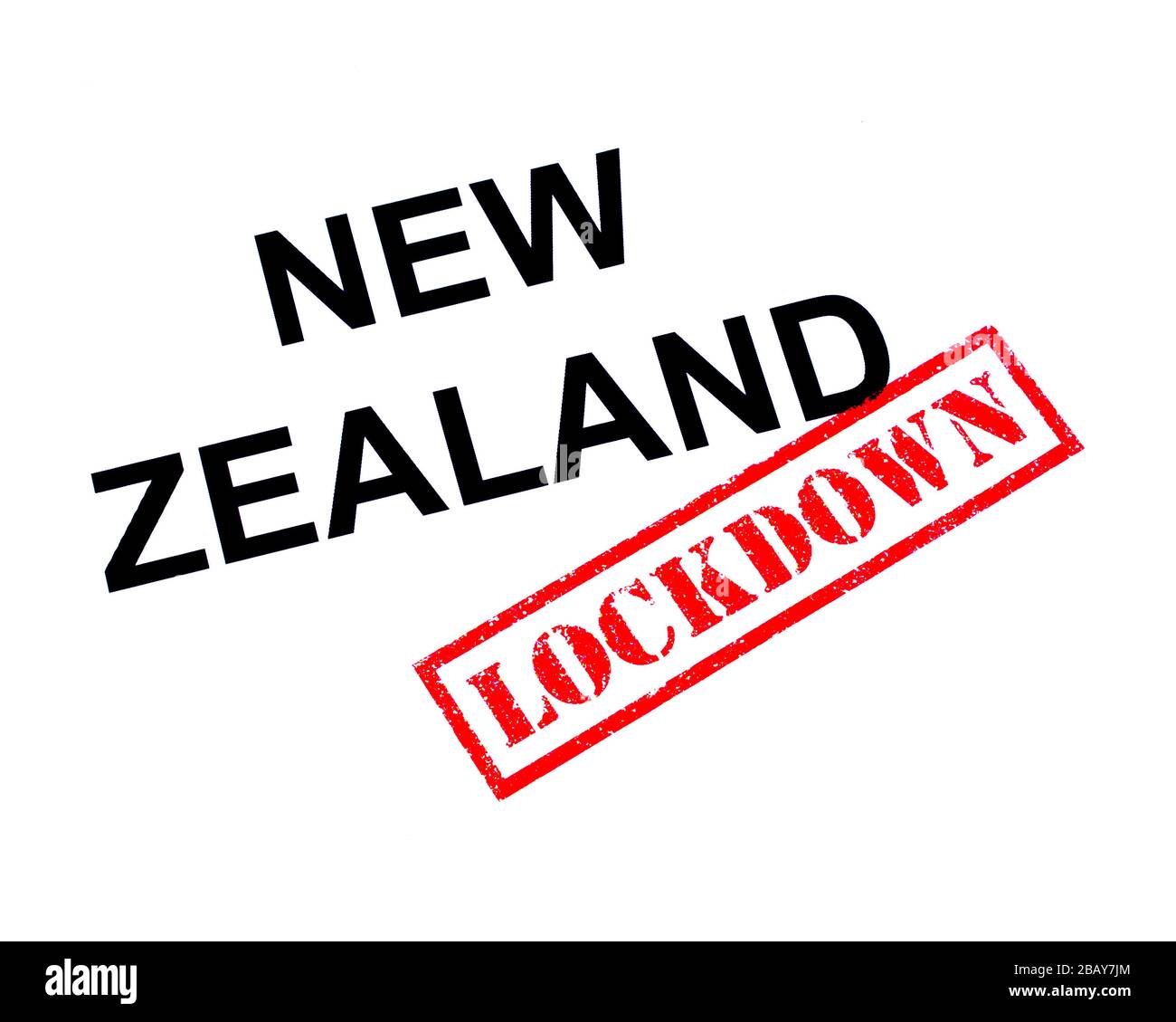 Lockdown new zealand hi-res stock photography and images - Alamy