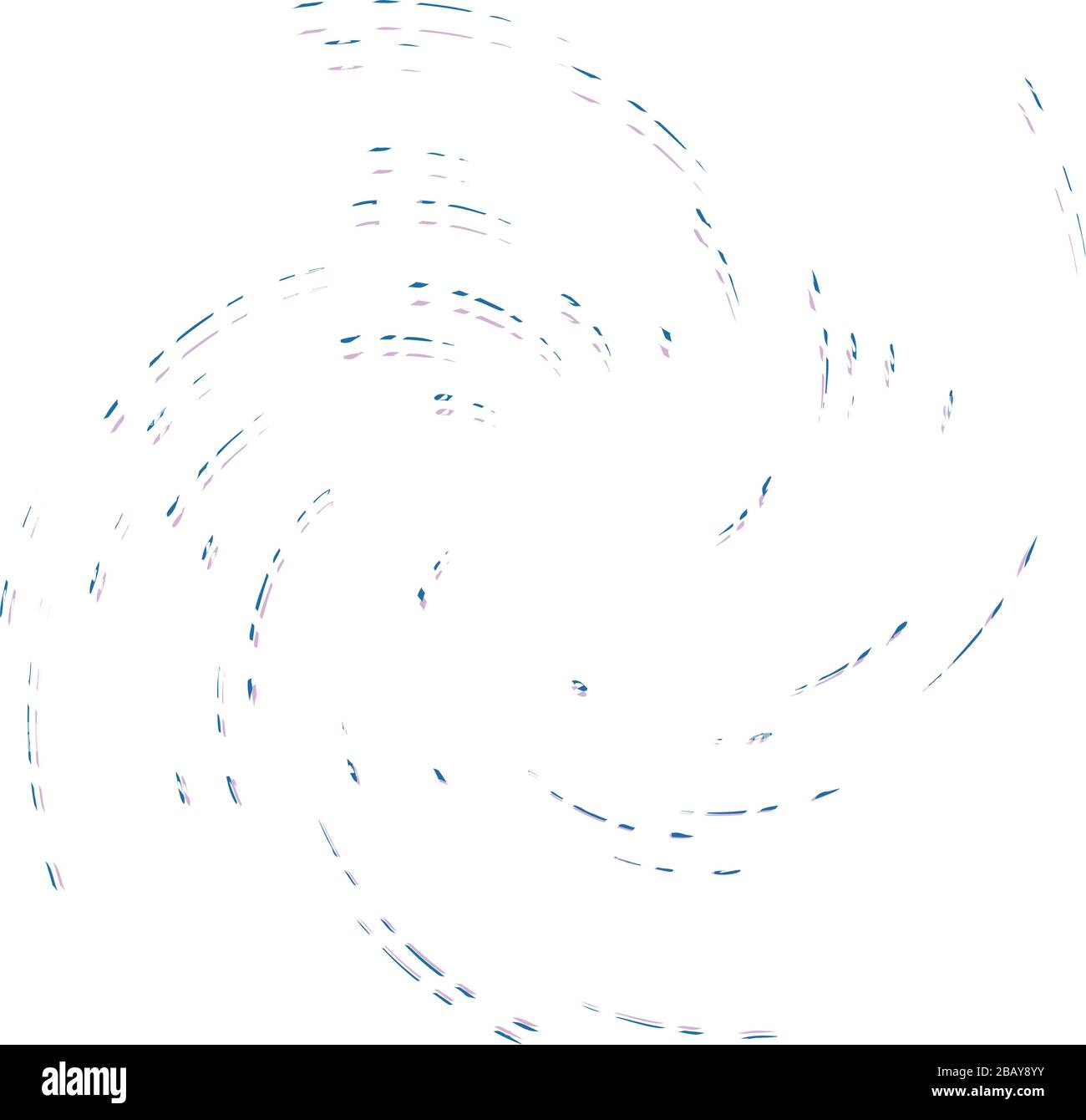 Single-colored, monochrome twirl, swirl. Shape with rotation, spin ...