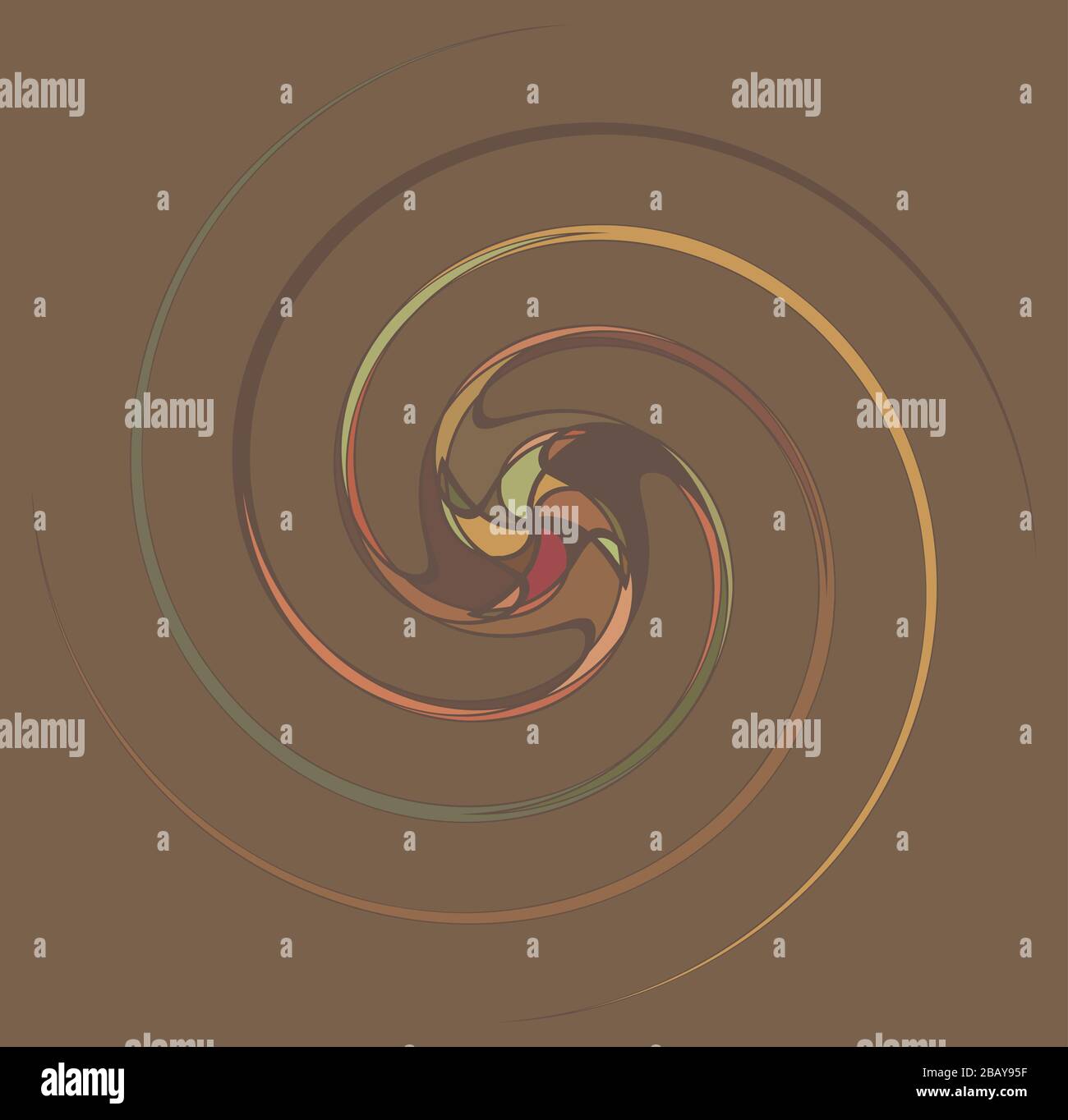 colorful, multicolor and monochrome cyclic, cycle concentric ring ...
