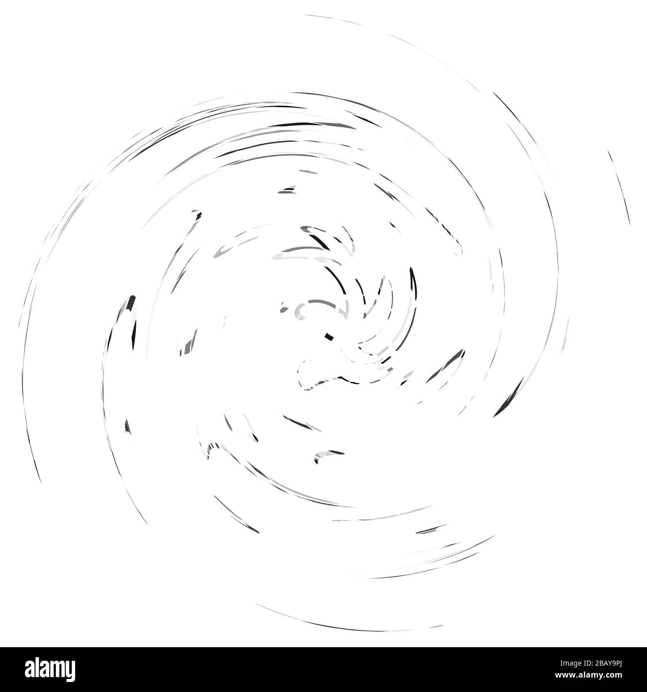 Random color smudge, smear, grungy monochrome, black and white volute ...