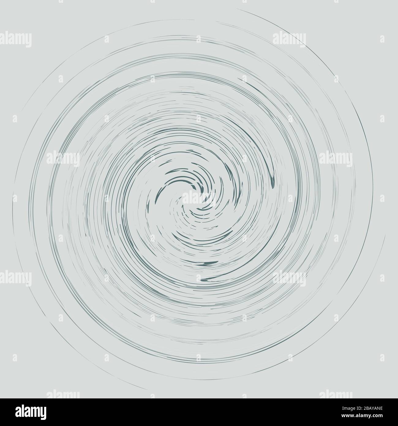 Smudge, smear abstract spiral design element. Swirl, twirl shape ...