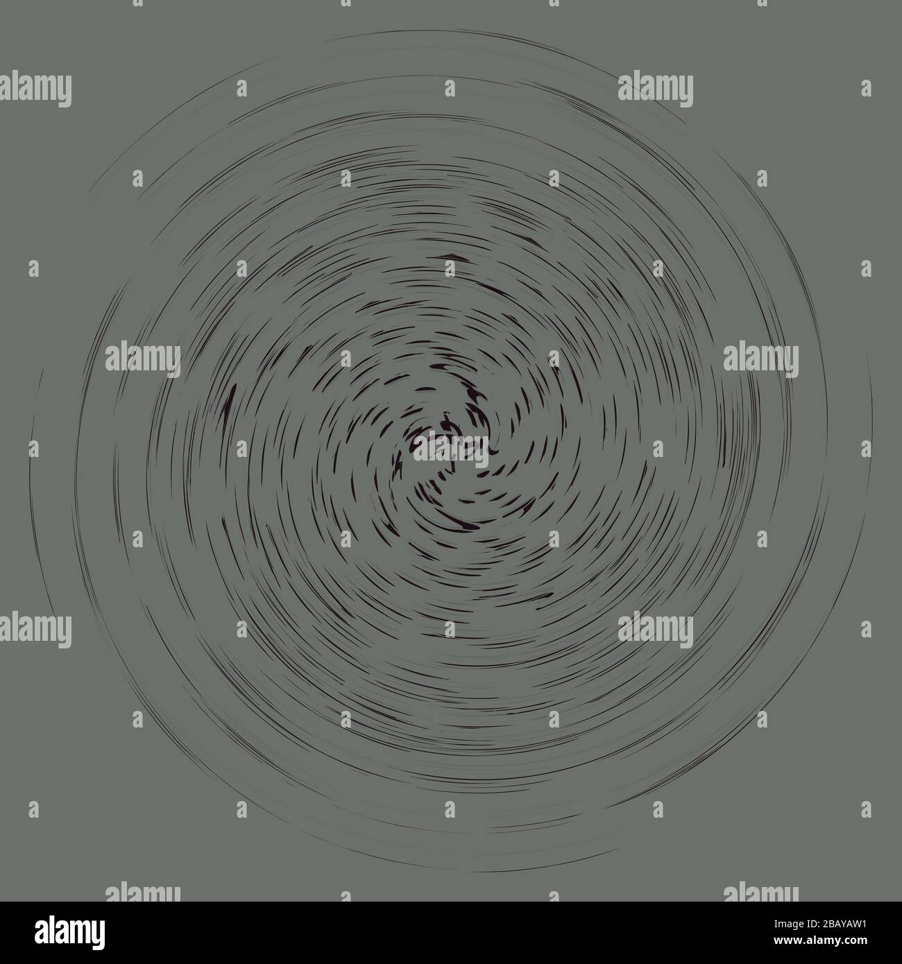 Smudge, smear abstract spiral design element. Swirl, twirl shape ...