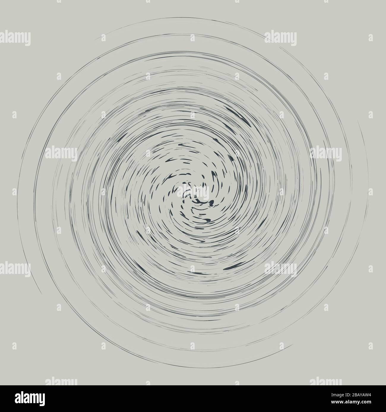 Smudge, smear abstract spiral design element. Swirl, twirl shape ...