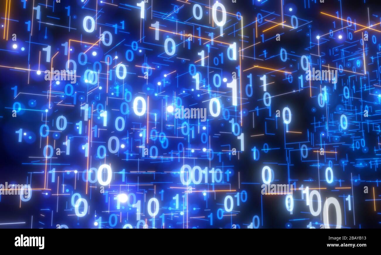 A 3d Software, web development, programming concept. Abstract Programming Stock Photo - Alamy