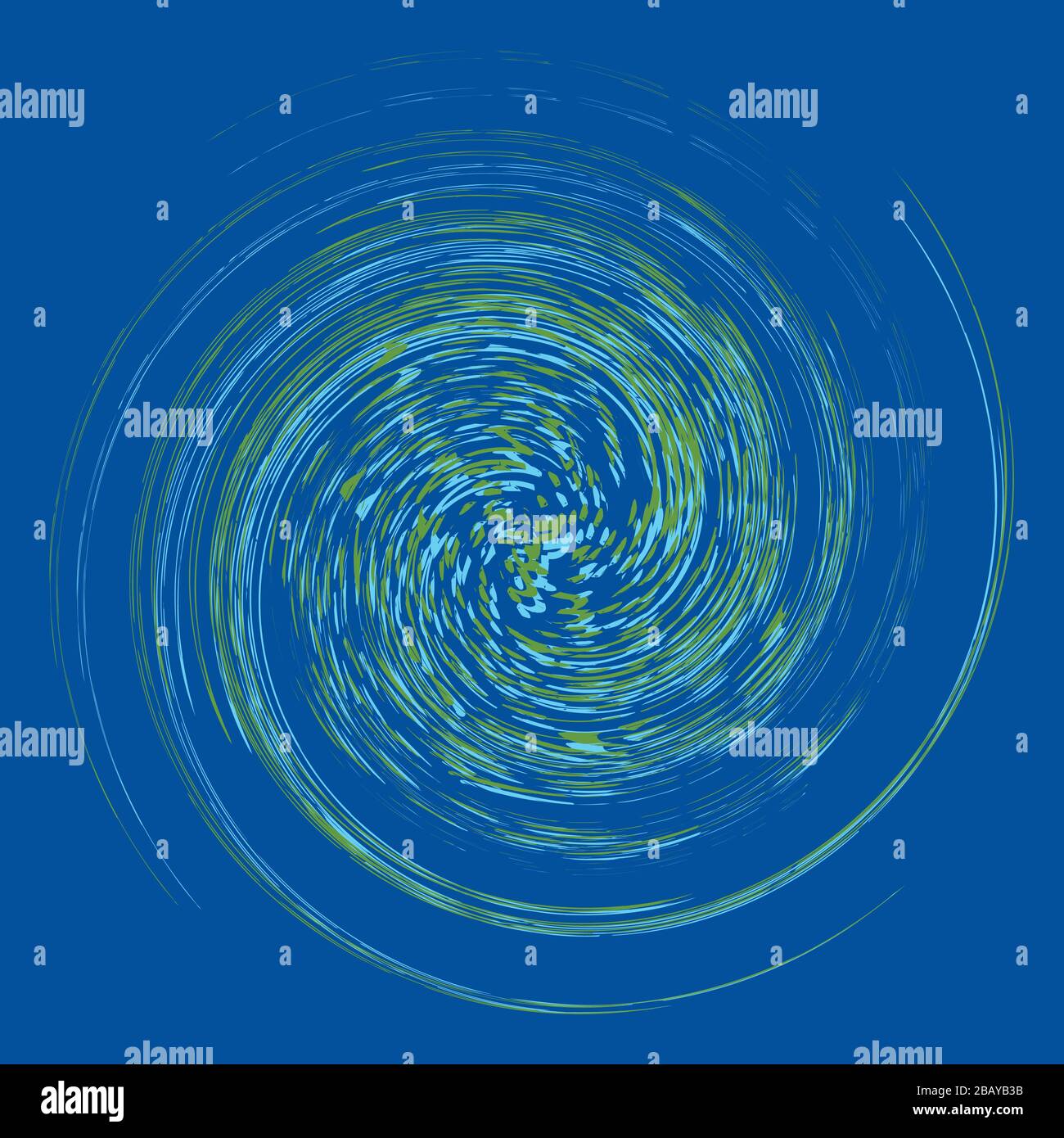 tricolor curly, coil, gyration volute shape. twine vortex rotating in ...