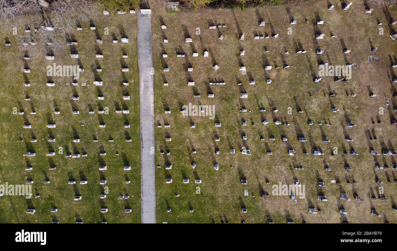 London cemetery aerial hi-res stock photography and images - Alamy