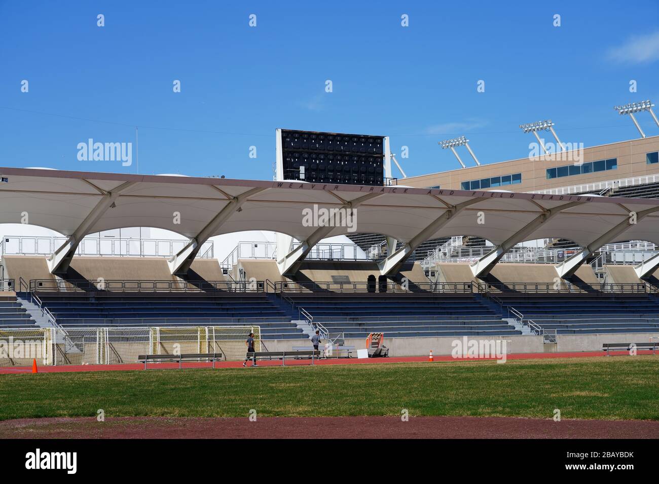PRINCETON, NJ -26 MAR 2020- View of the Powers Field stadium on the ...