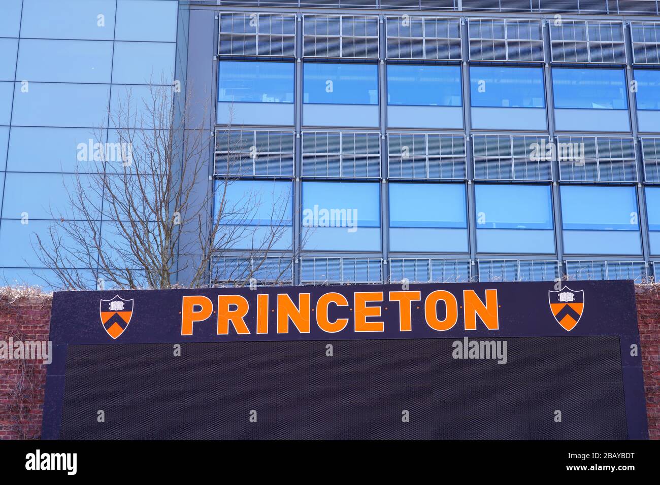 PRINCETON, NJ -26 MAR 2020- View of the Powers Field stadium on the ...
