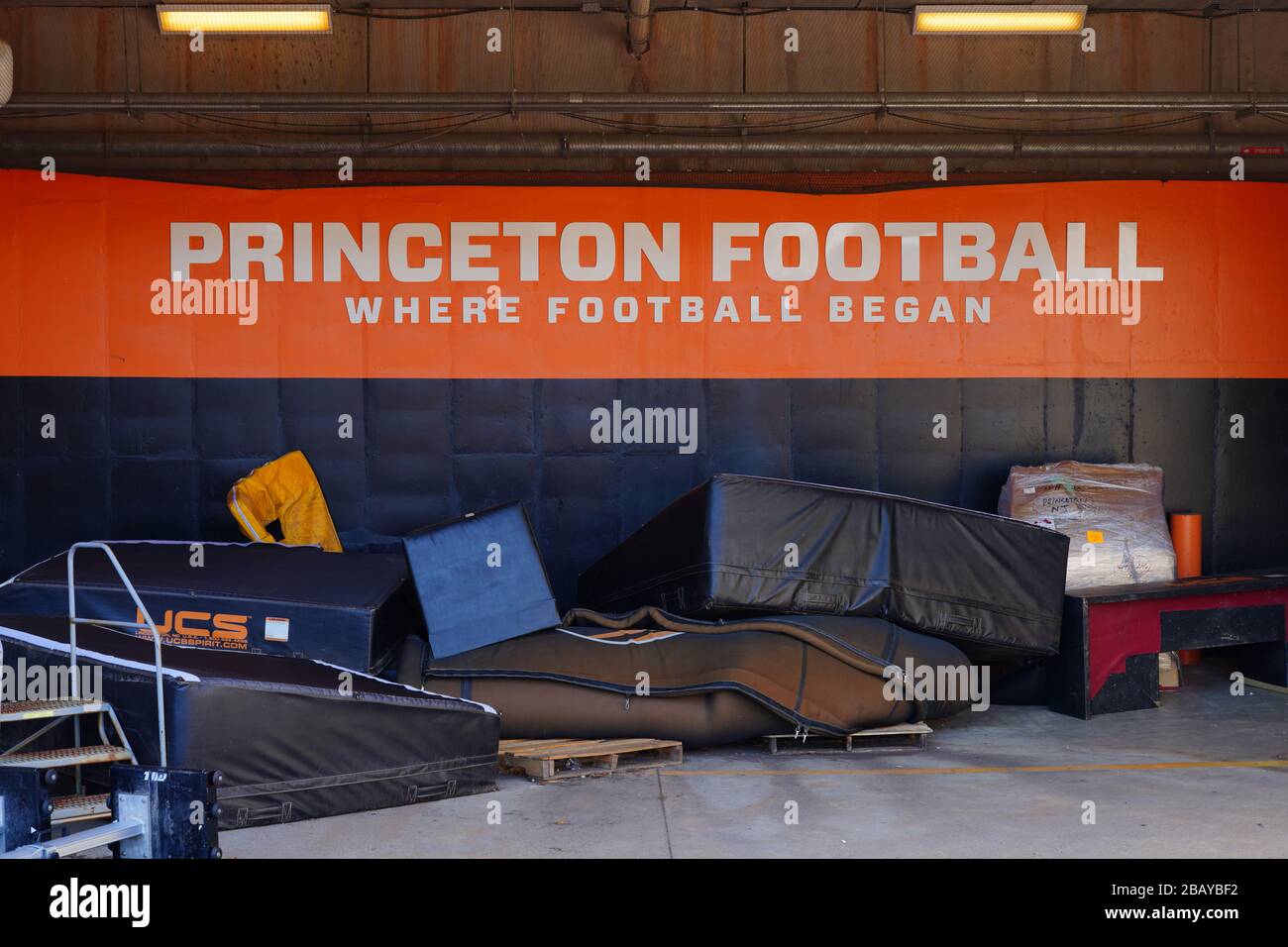 PRINCETON, NJ -26 MAR 2020- View of the Powers Field stadium on the ...