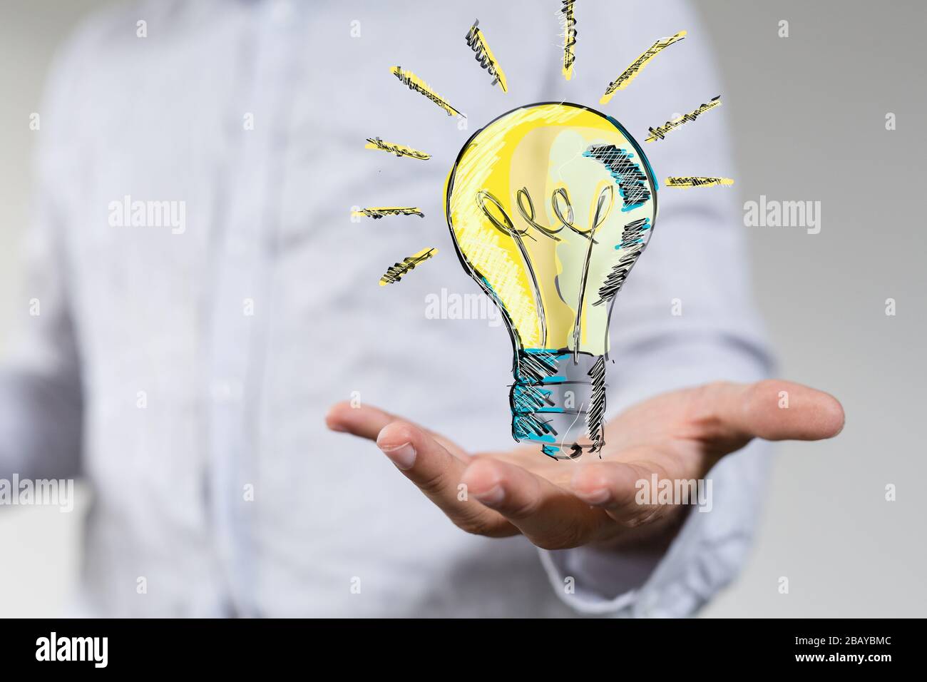 A lamp idea Stock Photo - Alamy
