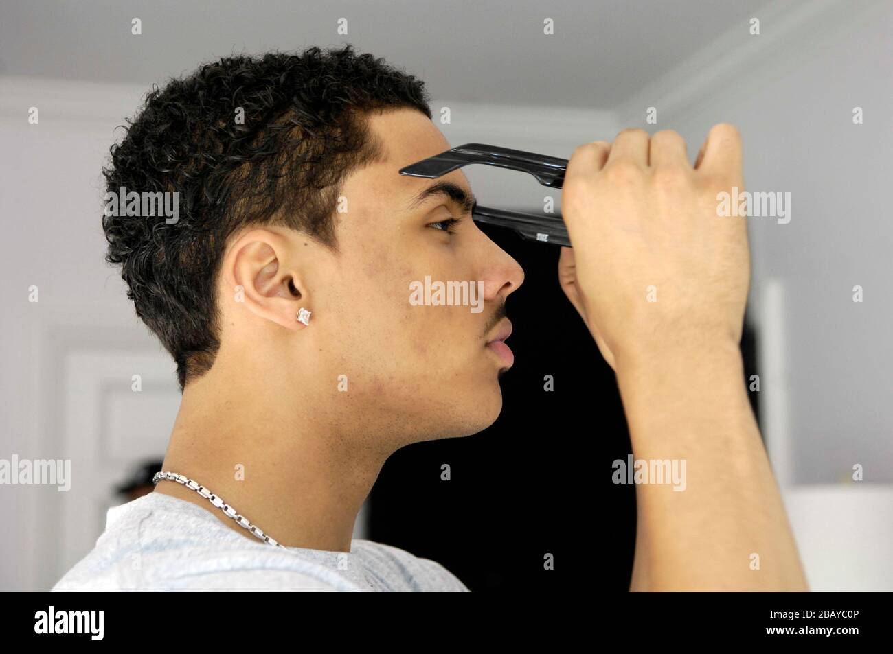 Actor and singer Quincy Brown on set of a music video on July 18, 2010 ...