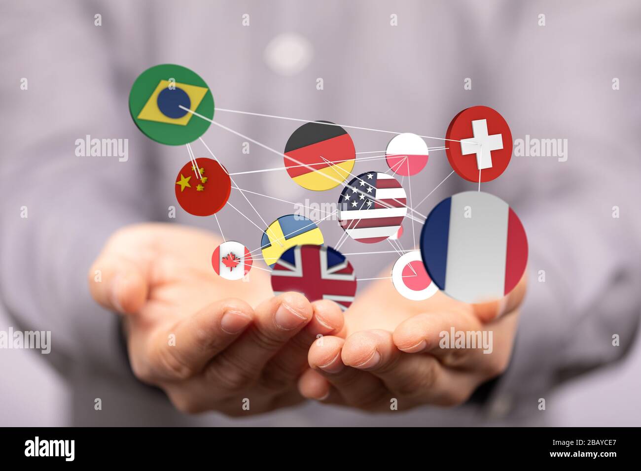 A United Nations World Flags, illustration Stock Photo - Alamy