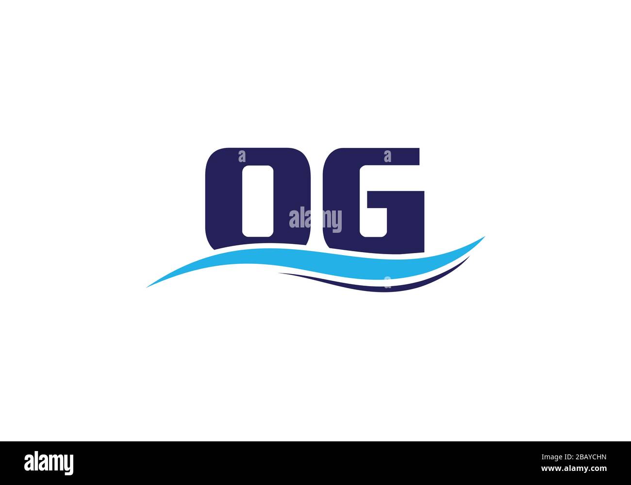 O G Initial Letter Logo design vector template, Graphic Alphabet Symbol ...