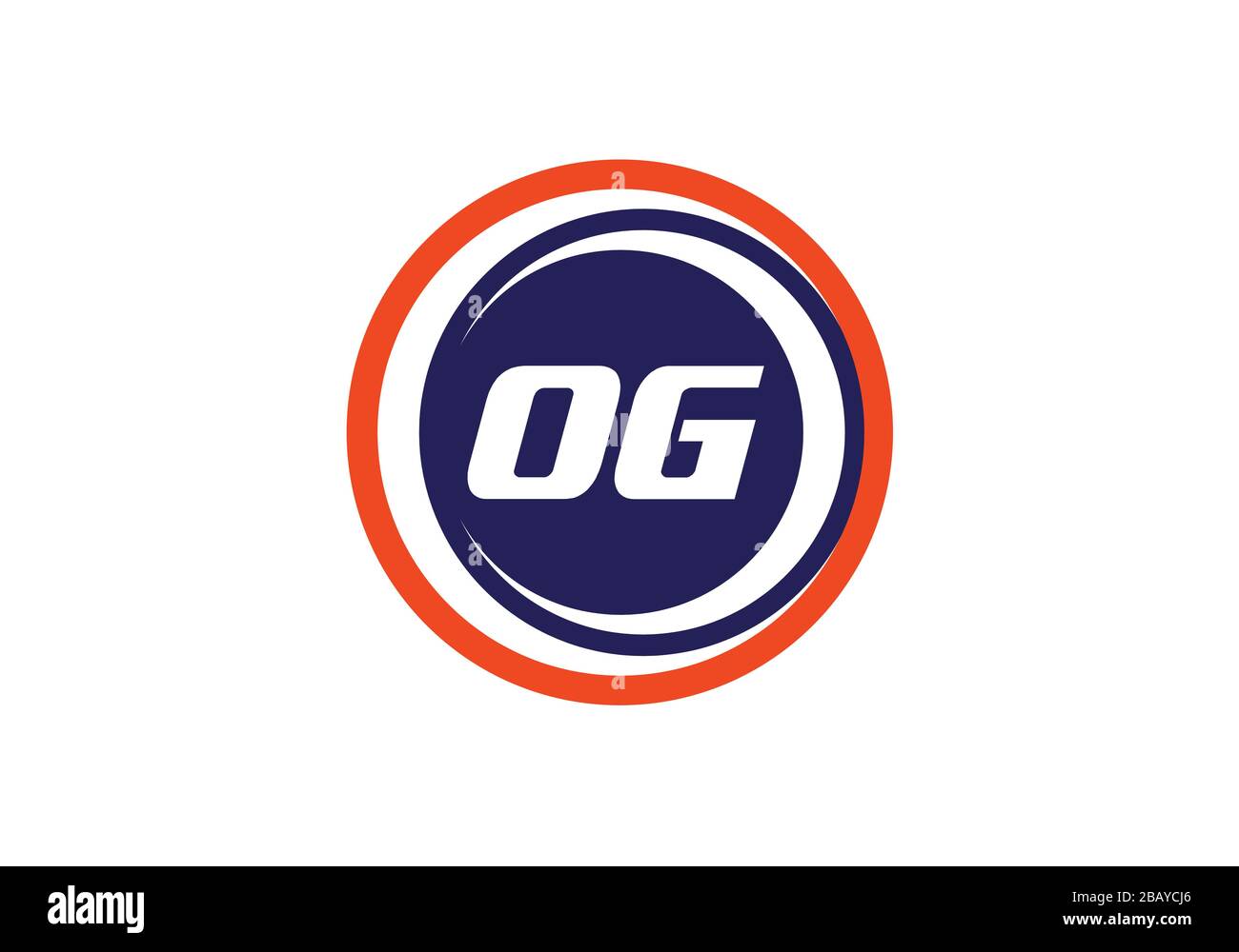 O G Initial Letter Logo design vector template, Graphic Alphabet Symbol ...