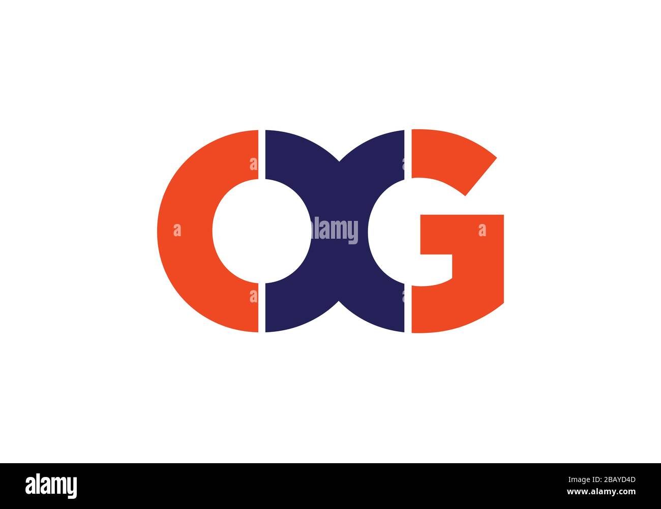 O G Initial Letter Logo design vector template, Graphic Alphabet Symbol ...