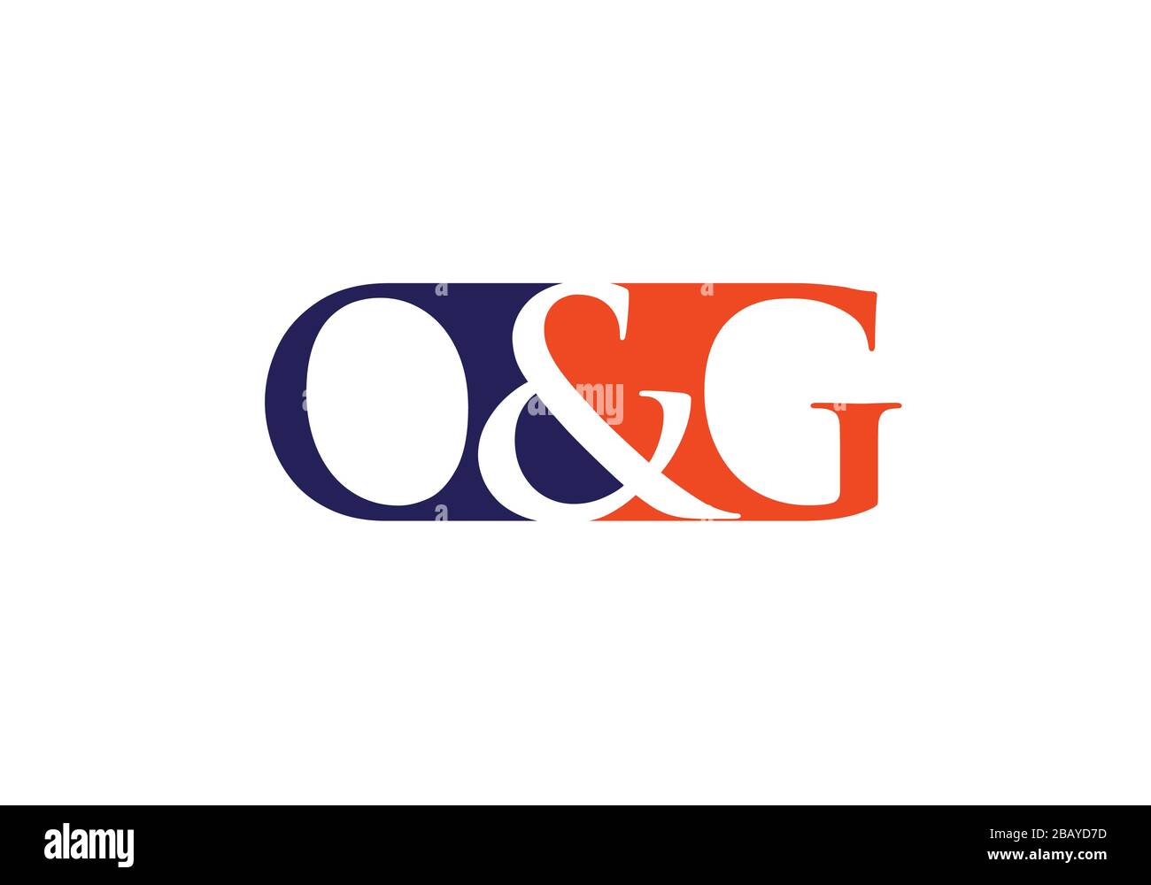 O G Initial Letter Logo design vector template, Graphic Alphabet Symbol ...