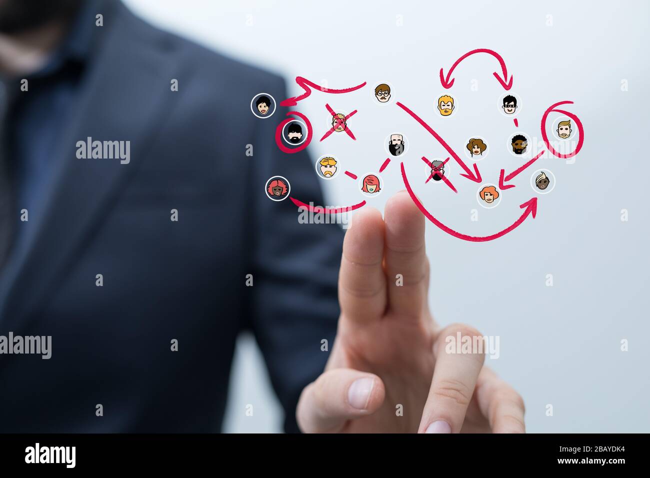 A Unity group and teamwork concept Stock Photo - Alamy