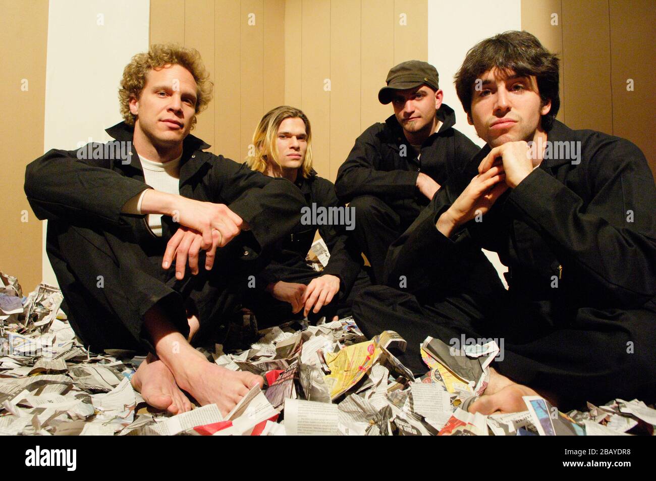 (L-R) Exclusive portrait of Side One Dummy recording artist Eli Miller ...