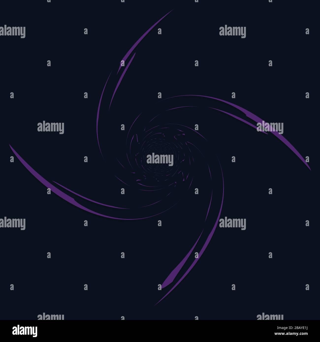 Single-colored,monochrome twirl, swirl. Shape with rotation, spin ...