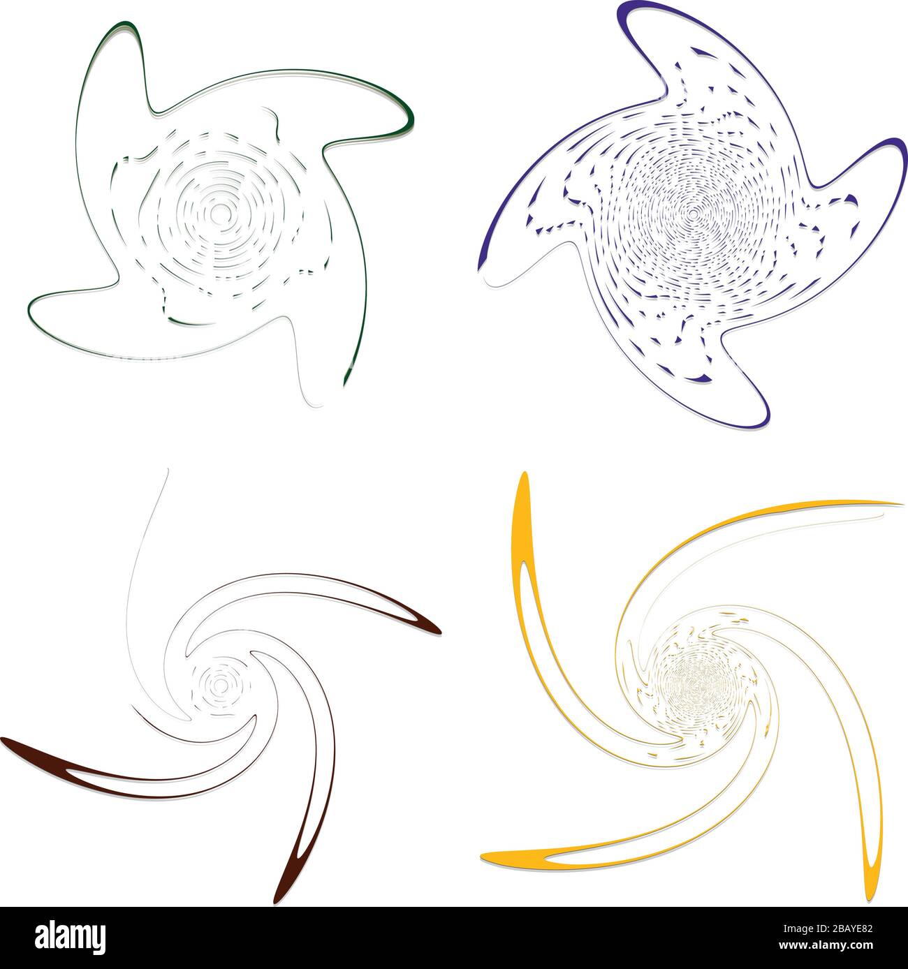 Spun by corkscrew Stock Vector Images - Alamy
