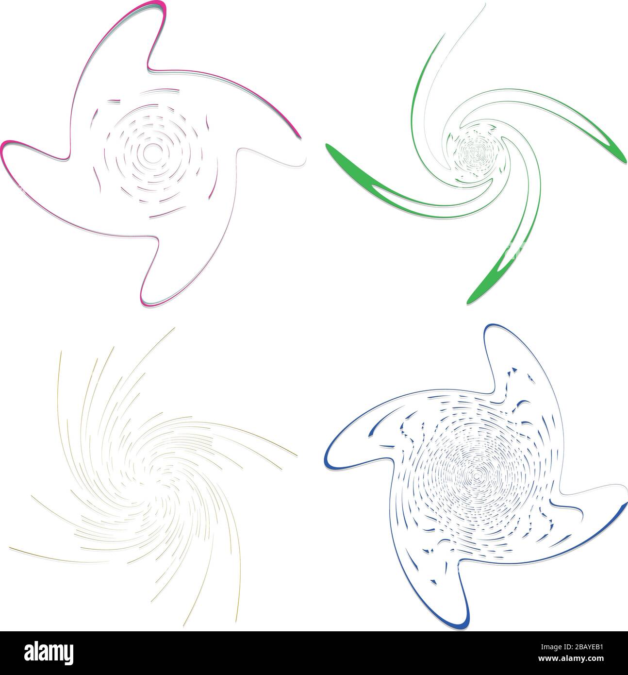 Spun by corkscrew Stock Vector Images - Alamy