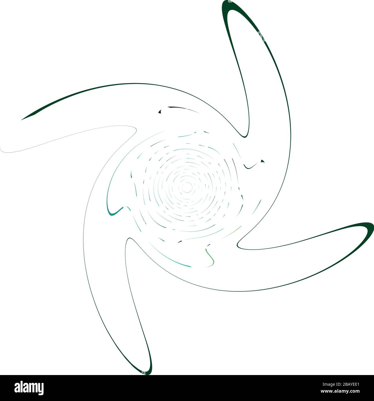 monochrome cyclic, cycle concentric rings. revolved spiral, vortex ...