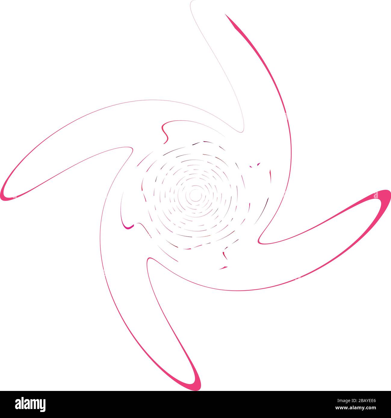 monochrome cyclic, cycle concentric rings. revolved spiral, vortex ...