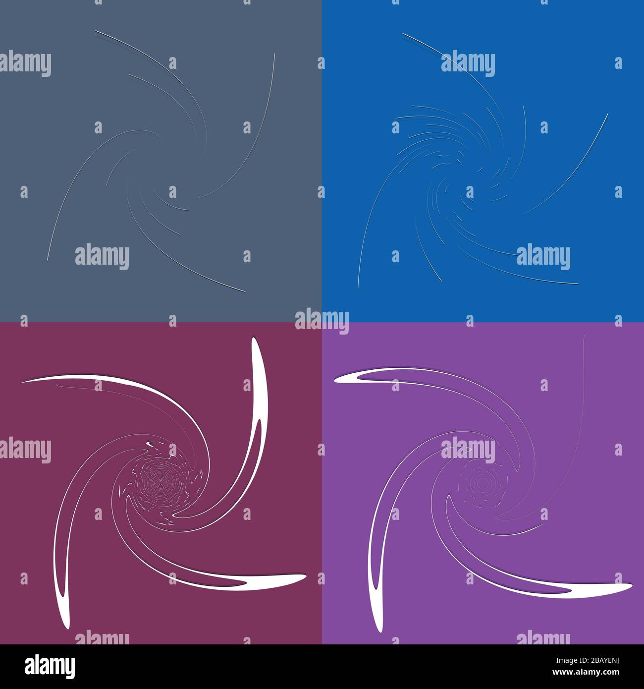 Helical shapes Stock Vector Images - Alamy