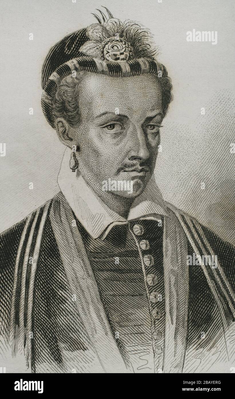 Enrique III de Francia (1551-1589). Rey de Francia entre 1574 y 1589 ...