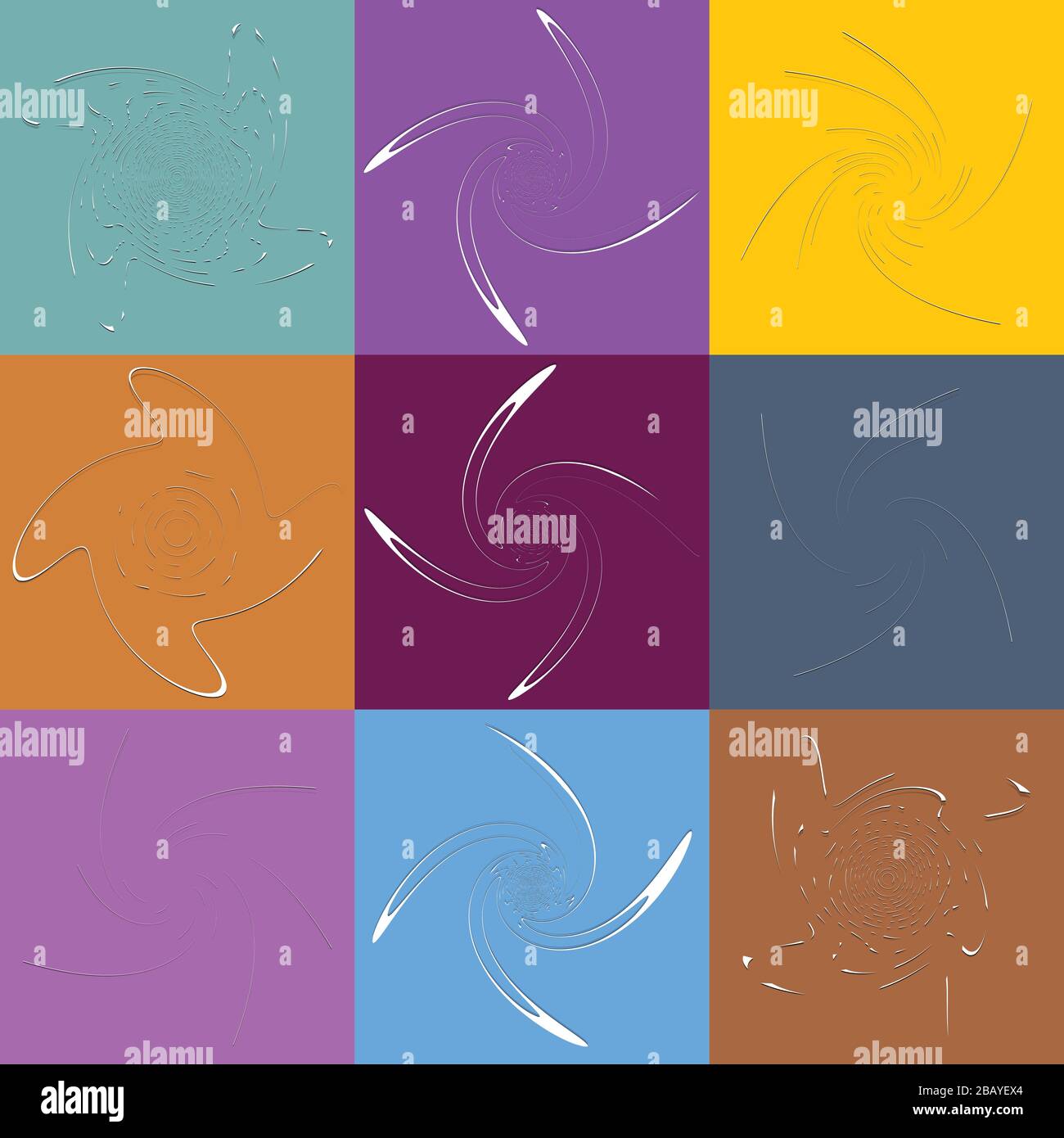 Helical shapes Stock Vector Images - Alamy