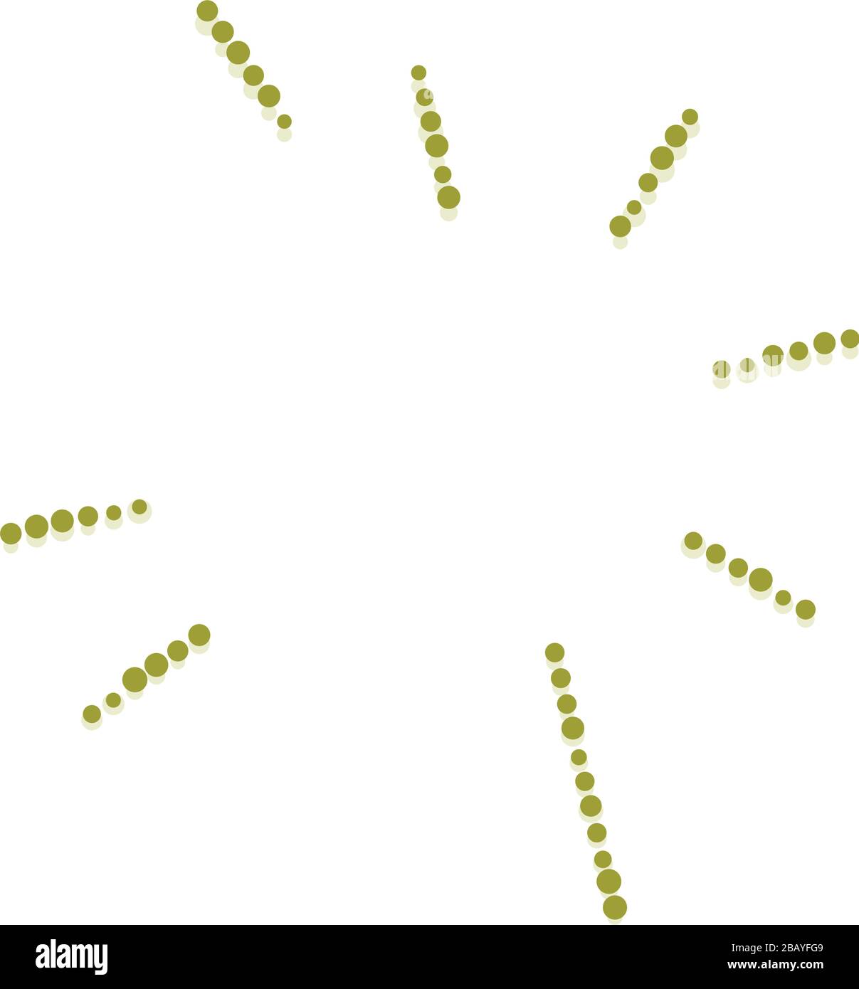 Random dots, circles abstract. Speckles, dotted radial, radiating ...